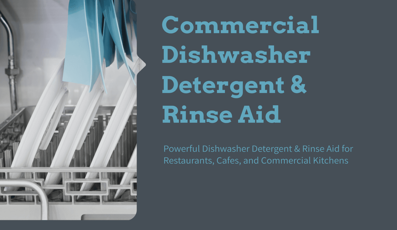 CLENE PACK Industrial Dishwasher Detergent & Rinse Aid – 4 x 1 Gallon ...