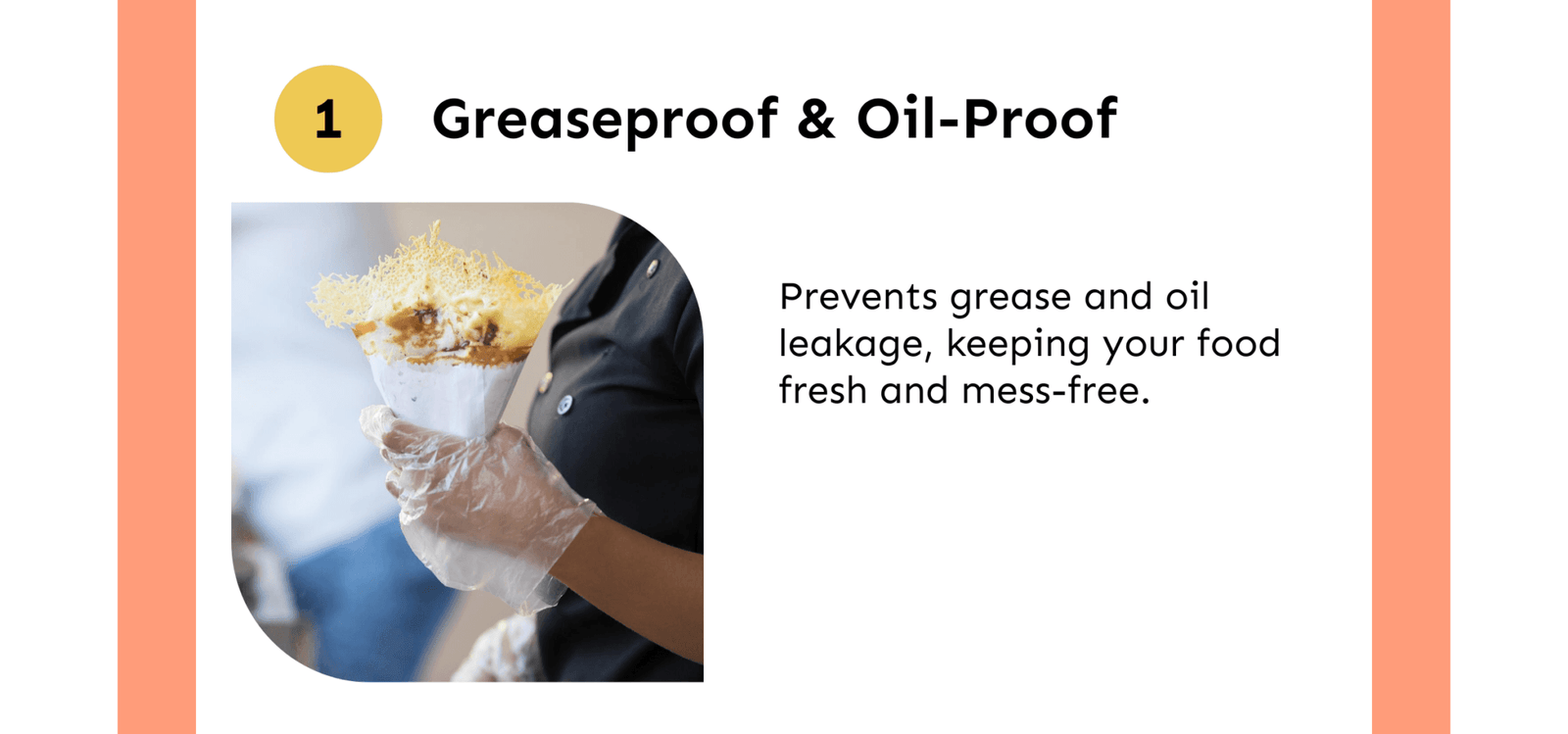 CLENE PACK Disposable Grease-Proof Bags – 54oz, Oil-Resistant, Leak ...